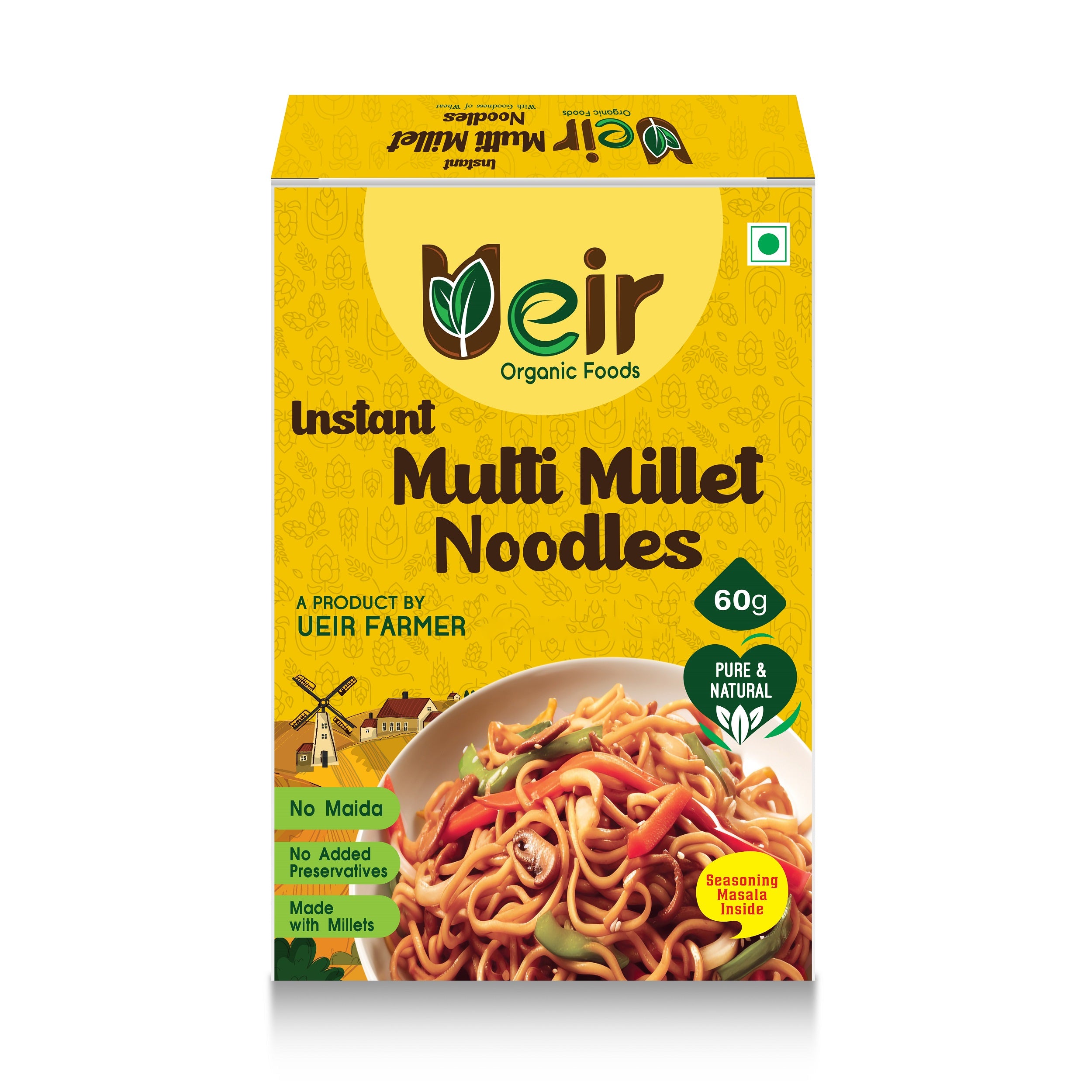Multi Millet Instant Noodles 60g – Ueir Organic Foods