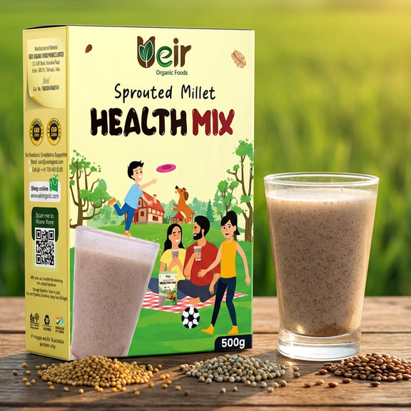 Sprouted Millet Health Mix 500g – Ueir Organic Foods
