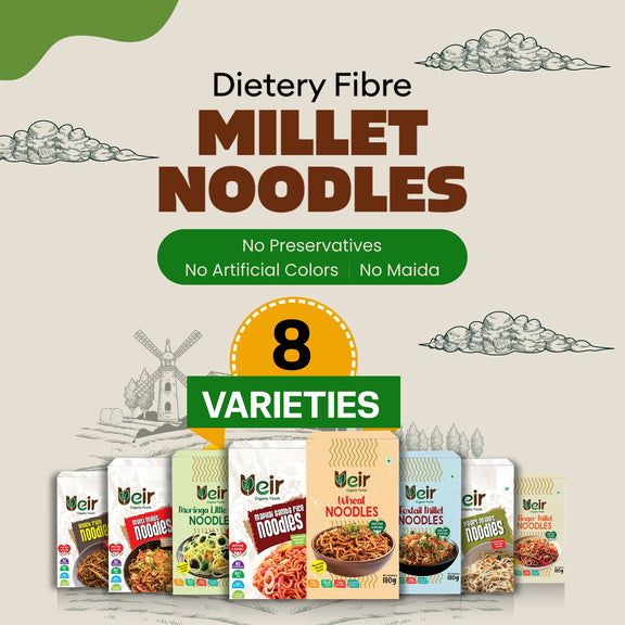 Millet Noodles Combo (Pack of 8) – Ueir Organic Foods
