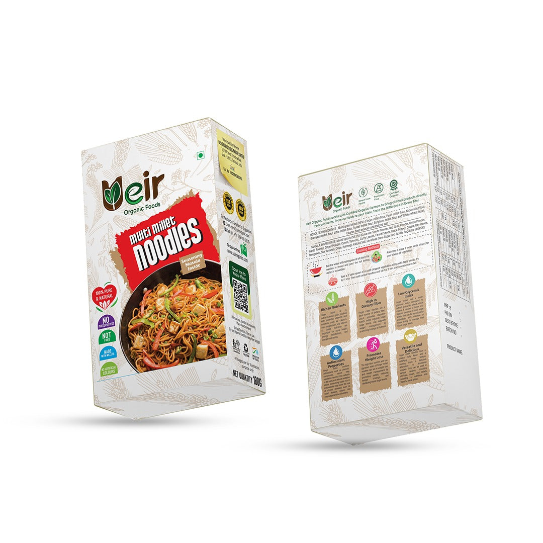 Multi Millet Noodles 180g – Ueir Organic Foods